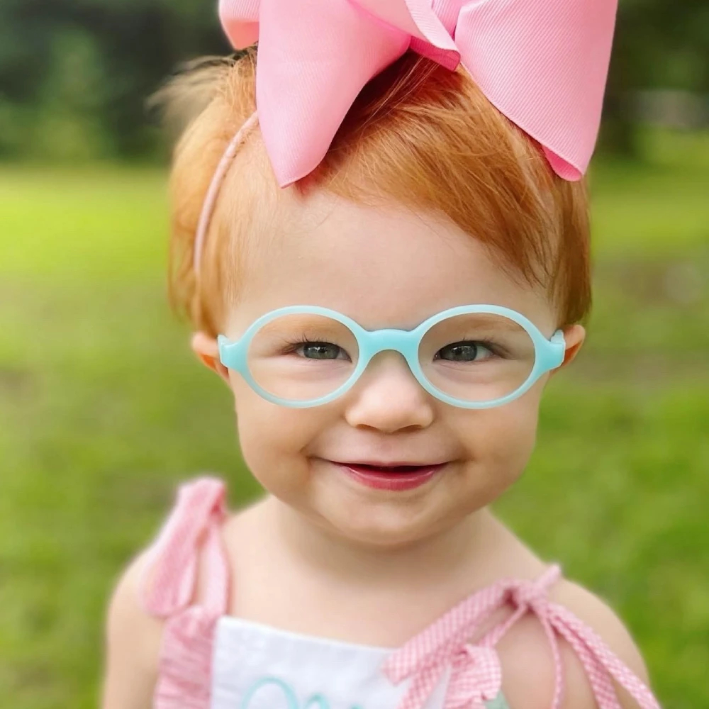 Oprawa korekcyjna dla dzieci Dilli Dalli Snuggles 4-7 lat Niebieski pudrowy